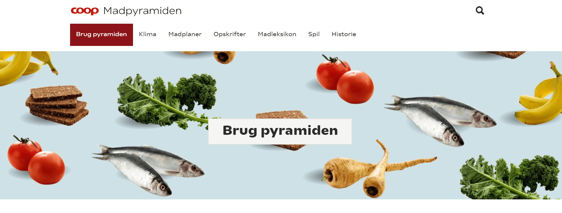 Brug pyramiden | Få hjælp til at bruge Madpyramiden